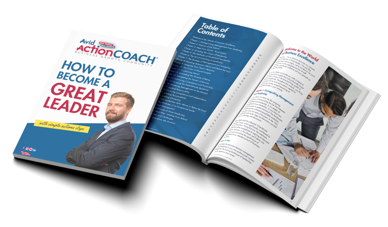 Free eBook: How to Become a Great Leader | Avid ActionCOACH